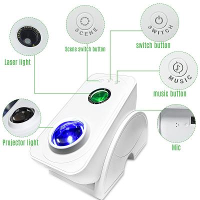 China Ceiling Star Light LED Projector RGB Laser Color APP Wireless Control for sale
