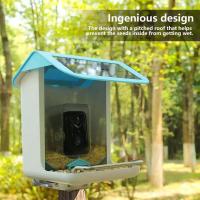 China Smart Bird Buddy Bird Feeder With Camera Weather Resistant 400mAh Solar Panel for sale