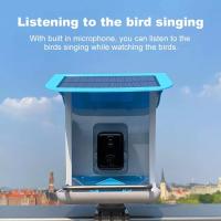China Wifi Smart Bird Feeder With Camera For Outdoor Wildlife Identification for sale