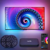China Voice Control Smart TV Ambient Lighting Sync RGBIC Color CE FCC Certification for sale