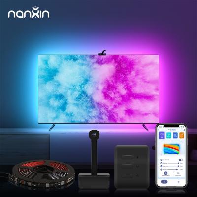 China Multifunctional Immersion Led Tv Backlight Music Sync With Camera Linkage for sale