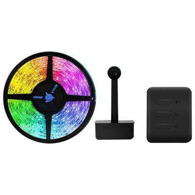 China Immersive Smart TV Ambient Lighting Sync WiFi 2.4GHz Voice Control With Camera for sale