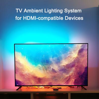 China 24W Ambient Smart TV LED Strip WiFi 2.4GHz With Camera Sensing for sale