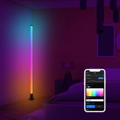 China Music Sync Corner Floor Lamp Ambient Light 16 Million Colors  DIY Scene Modes for sale