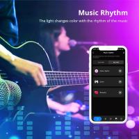 China DIY Mode RGB Led Corner Floor Lamp Color Changing Music Sync for sale