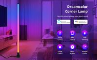 China DIY Mode RGB Led Corner Floor Lamp Color Changing Music Sync for sale