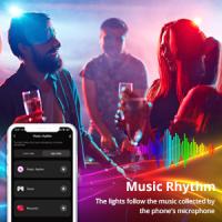 China Dimmable Corner Floor Lamp Ambient Light Led Music Sync OEM for sale