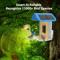 China Smart Bird Feeder Squirrel Proof Camera with Solar Panel AI Identify Bird Species for sale
