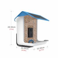 China Smart Bird Feeder with Camera, App Notification, AI Recognition and Automatic Bird Sensing, Outdoor Wild Bird Feeder for sale