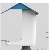 China Smart Bird Feeder with Camera, App Notification, AI Recognition and Automatic Bird Sensing, Outdoor Wild Bird Feeder for sale