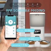 China WIFI Automatic Cat Dog Intelligent Timer Smart Pet Feeder Camera for sale