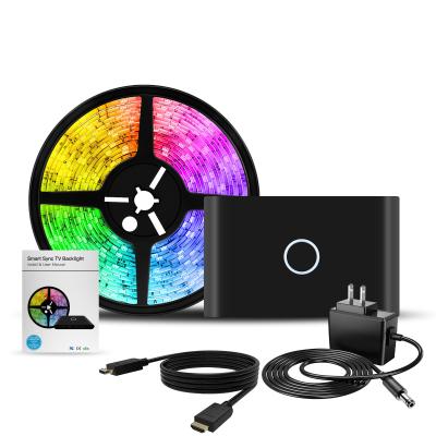 China Voice Control HDMI Led Sync Box TV Lighting Kit With Music Model Ambient Backlights for sale