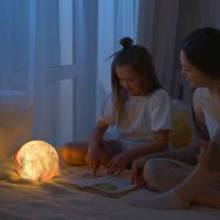 China 16 Colors Smart Moon Lamp RGB LED Dimmable Mobile Remote Control for sale