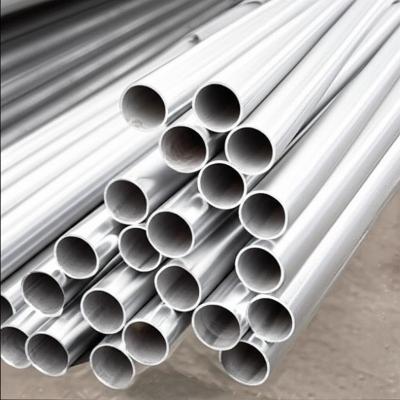 China Round Section Shape Round Welded Steel Pipes Grade Q195 for Construction and Building Materials for sale