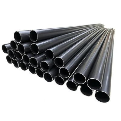 China Black Painted Steel Welded Pipes The Perfect Choice for Strong and Durable Construction for sale