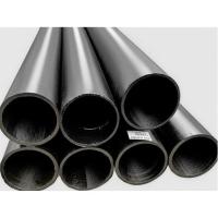 China Beveled Ends Round Welded Steel Pipes with Black Painted Surface for Round Pipe Type in Heavy-Duty Applications for sale