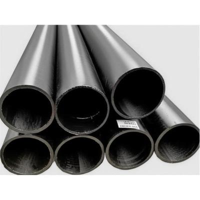 China Beveled Ends Round Welded Steel Pipes with Black Painted Surface for Round Pipe Type in Heavy-Duty Applications for sale