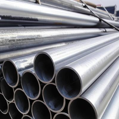 China ASTM Standard Steel Welded Pipes in Round Section Shape for Construction for sale