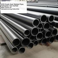 China Q195 Grade Steel Welded Pipes Hydrostatic Test Verified Ideal Choice for Construction and Manufacturing Industries for sale