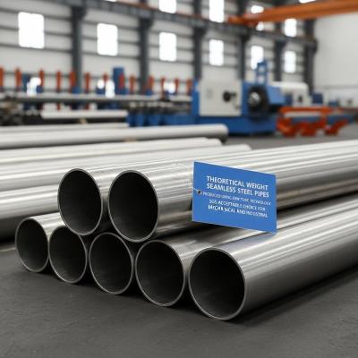 China Theoretical Weight Seamless Steel Pipes Produced Using ERW Tube Technology SGS Acceptable Choice for Mechanical and Industrial for sale