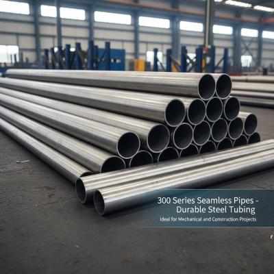 China 300 Series Seamless Pipes Typically 6m Or 12m Length Durable Steel Tubing Ideal for Mechanical and Construction Projects for sale
