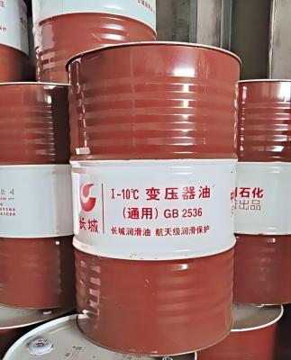 China Sinopec Great Wall 25# PCB Free Transformer Oil IEC 60296 Insulating Oil for 330kV for sale