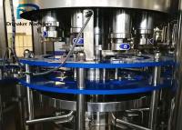 China Fully Automatic Glass Bottle Filling Machine SUS304 3000-12000 Bottles/Hour Carbonated Drink Production Line for sale
