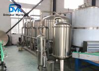 China Single Stage RO Water Treatment System 1000L/H Capacity with Stainless Steel Structure and Delixi Controls for sale