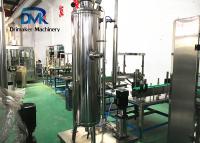China Stainless Steel Soda Water Processing Machine 1000-6000L/H Capacity with PLC Control and CO2 Mixing System for sale