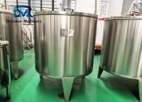 China SUS 304 Juice Beverage Mixing Blending Tank 2000L Capacity 2.2KW Motor for Food Processing for sale