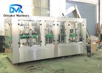 China Stable Performance Glass Bottle Filling And Capping Machine 24 Rinsing Heads for sale