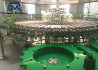 China 130 Bpm Milk Glass Bottle Packing Machine Crown Cap Sealing Inside Rinsing Type for sale