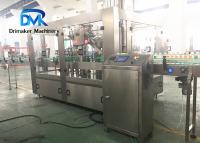 China Milk Beverage Bottling Machine with Aluminum Foil Sealing - 304 Stainless Steel & PLC Control System for sale