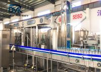 China 220V / 380V Stainless Steel Bottling Water Machine For 200 - 2000ml Bottles for sale