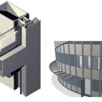 China Aluminum Glass Curtain Wall for sale