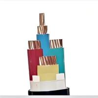 China 1000V Copper Conductor PVC Insulated Cables Customized With Three Half Core for sale