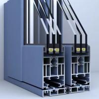 China Broken bridge aluminum doors and windows for sale