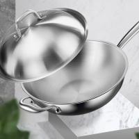 China Stainless steel frying pan for sale