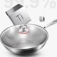 China Titanium frying pan for sale