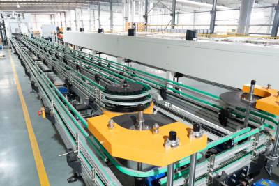 China High Speed Automatic Can Collecting Conveyor for Metal Cans with PLC Touch Screen Control and Adjustable Speed for sale