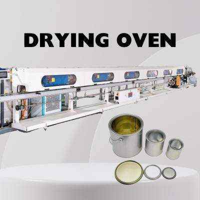 China Round Chemical Can Electromagnetic Dryer 230-500 Pc/min with 90% Energy Savings and Zero Emissions for sale