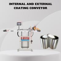 China Food Can Internal External Coating Conveyor System - Powder Liquid Spray for Side Seam Protection 650mm Width for sale