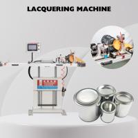 China Compact Coating Machine for Tinplate Small Round Cans - Space-Saving Design with Zero Powder Waste for sale