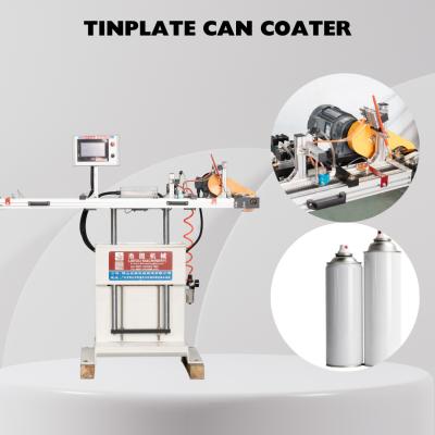 China Tinplate Spray Can Metal Aerosol Container Coating Machine - Dual Coating System for Side Seam Protection for sale
