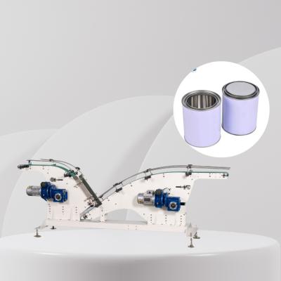 China High Speed V-Shaped Can Vertical Machine for Tinplate Cans with Magnetic Belt Conveyor and Stainless Steel Housing for sale