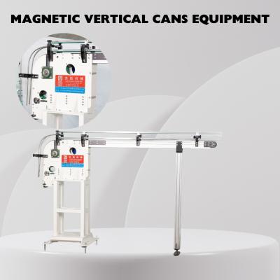 China High Lift Cans Conveyor for Tinplate Can - V-Shaped Belt Conveyor with Magnetic System and Adjustable Support for sale