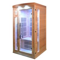 China Indoor Wooden 1 Person Infrared Sauna For Home for sale