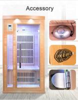 China Indoor Wooden 1 Person Infrared Sauna For Home for sale