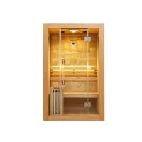 China Wooden Steam Sauna 2 Person Size Indoor Traditional for sale