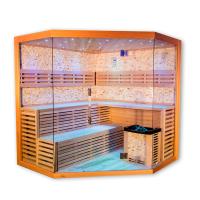China 4 - 5 Person Double Bench Detox Steam Sauna Room For Indoor Home for sale